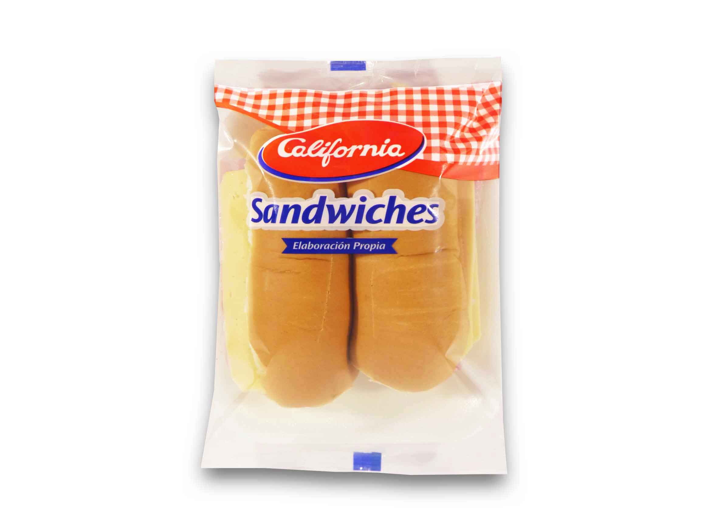 SANDWICH PEBETE JAM/QUESO 2 u.POUCH - California S.A.