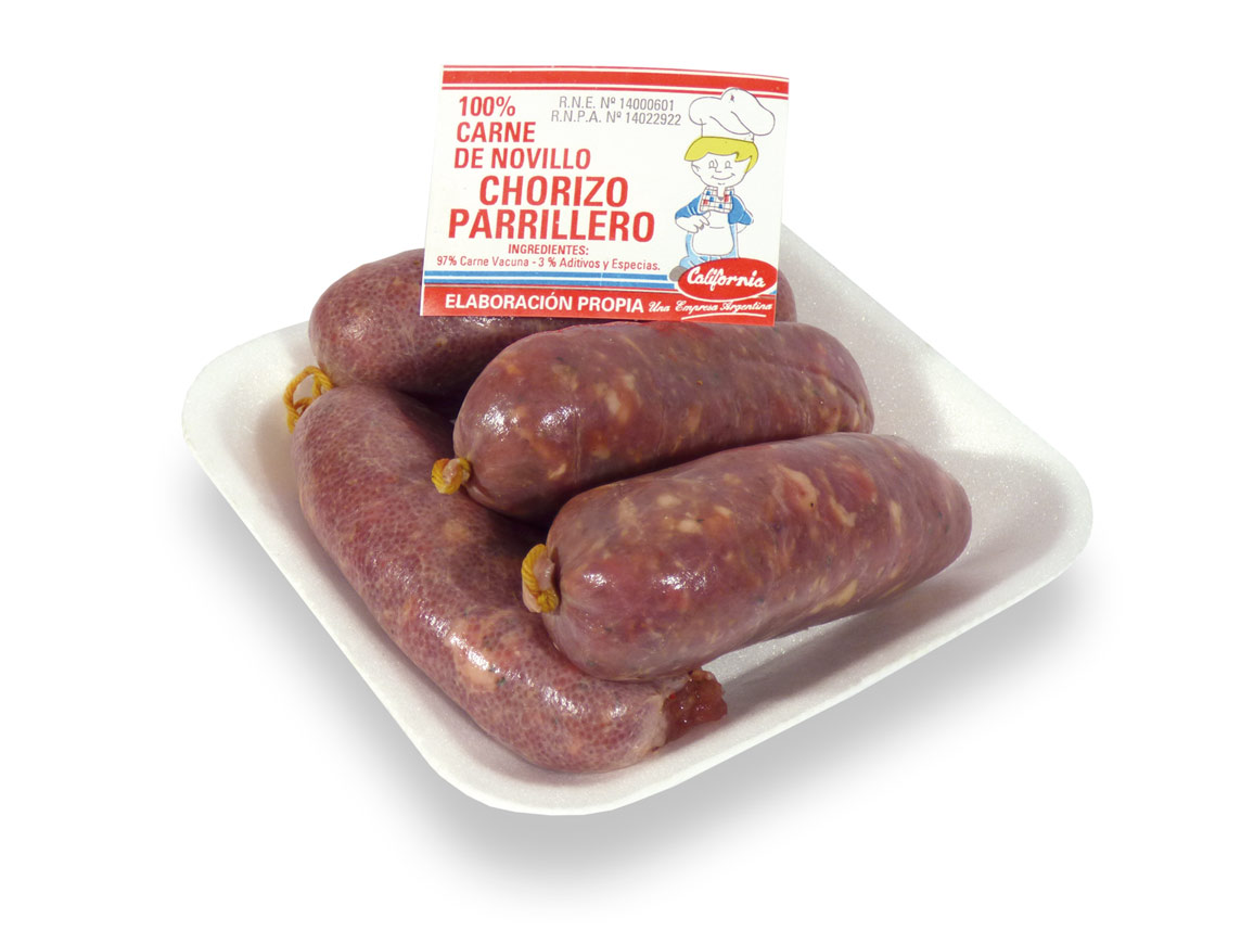 CHORIZO PARRILLERO 100 % VACUNO kg. - California S.A.