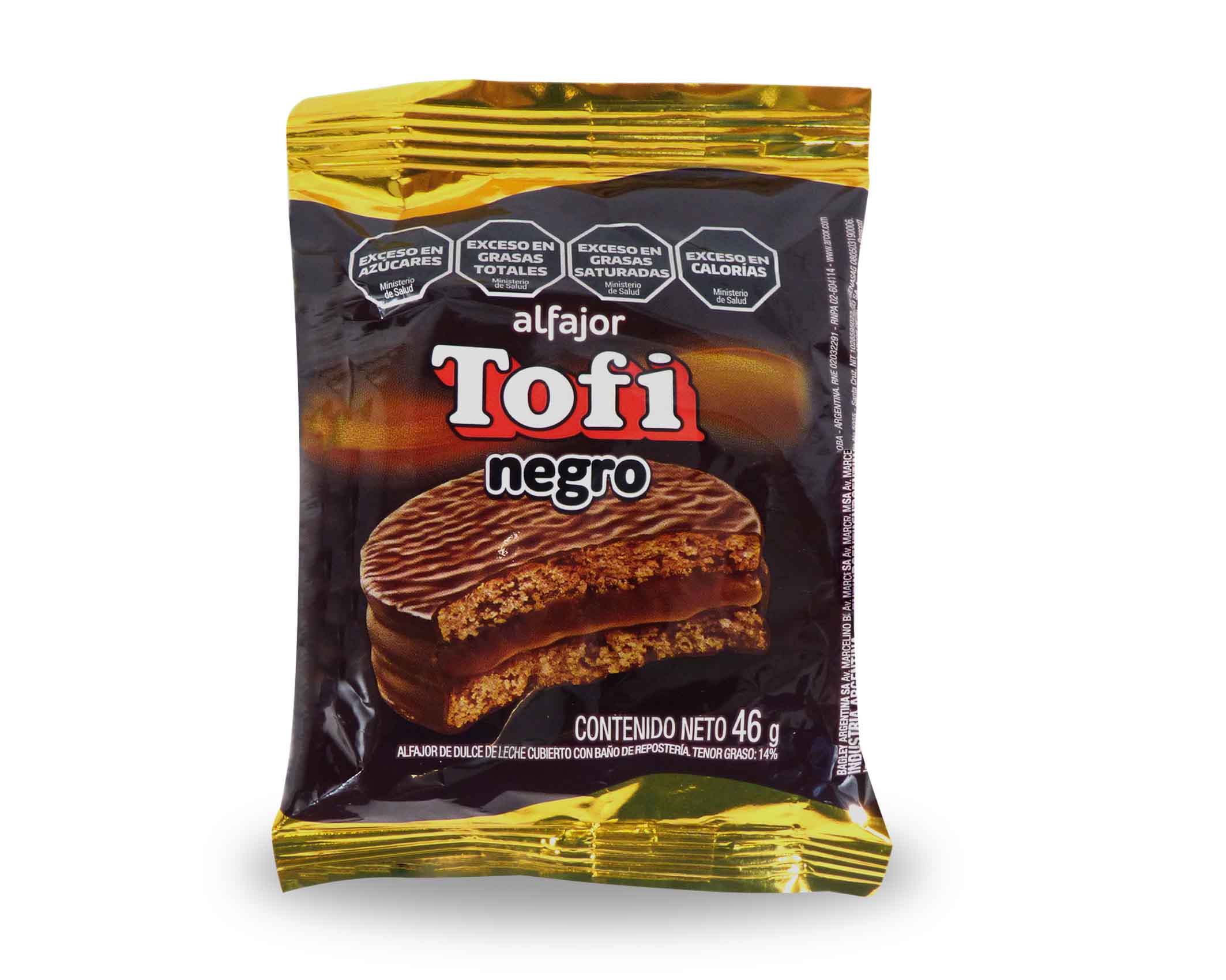 ALFAJOR TOFI NEGRO 46gr. - California S.A.