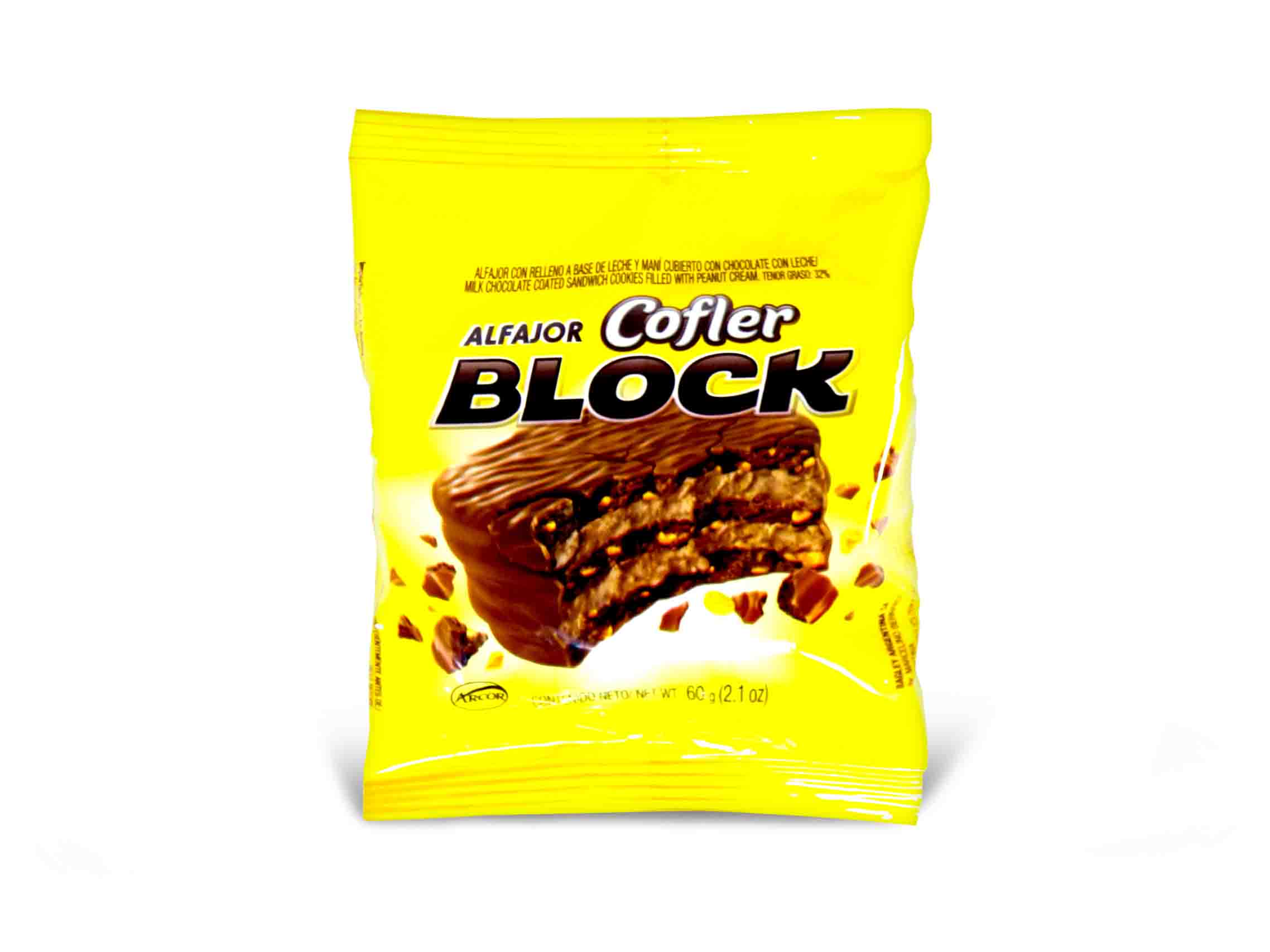 ALFAJOR COFLER BLOCK 60gr. - California S.A.