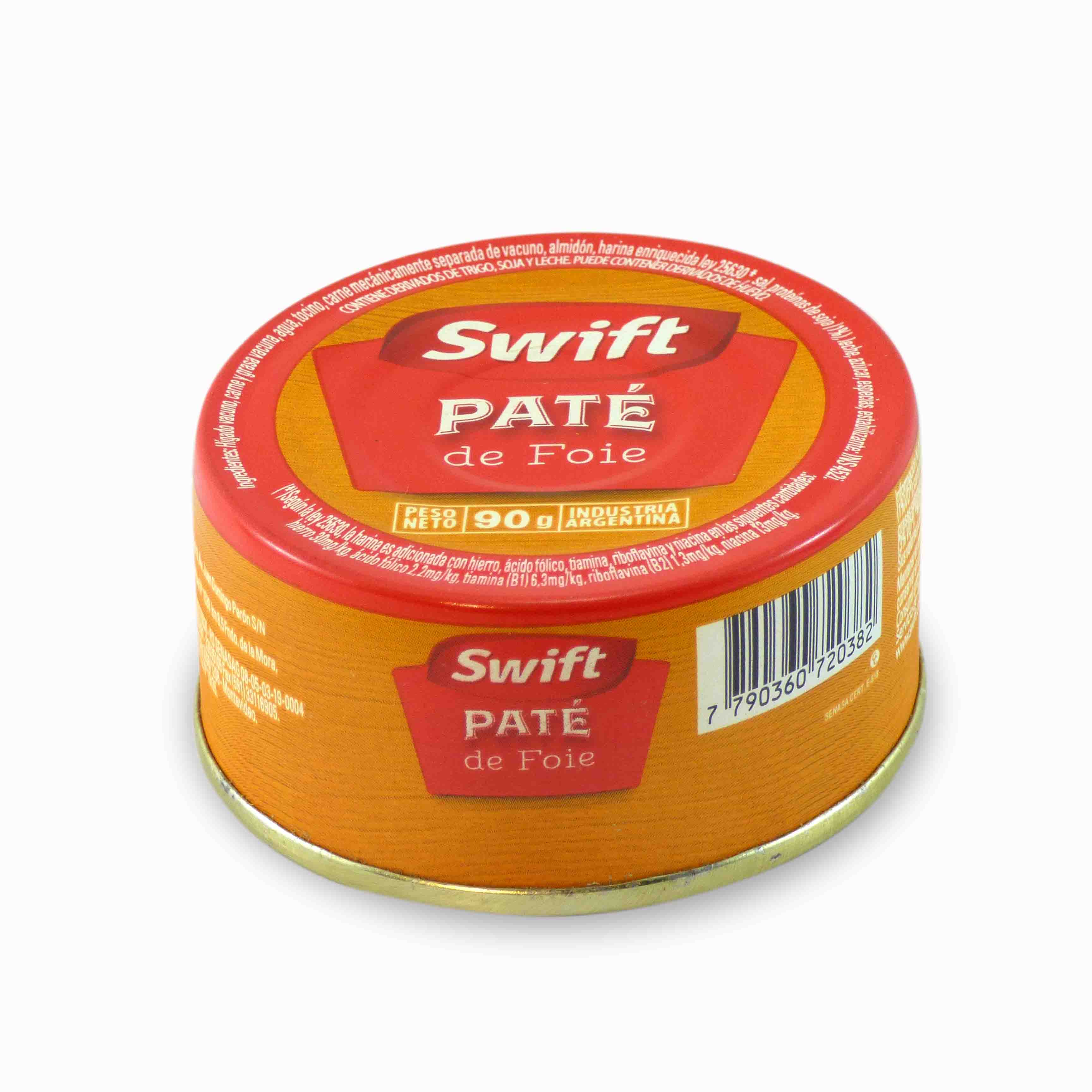 PATE FOIE SWIFT 90gr - California S.A.