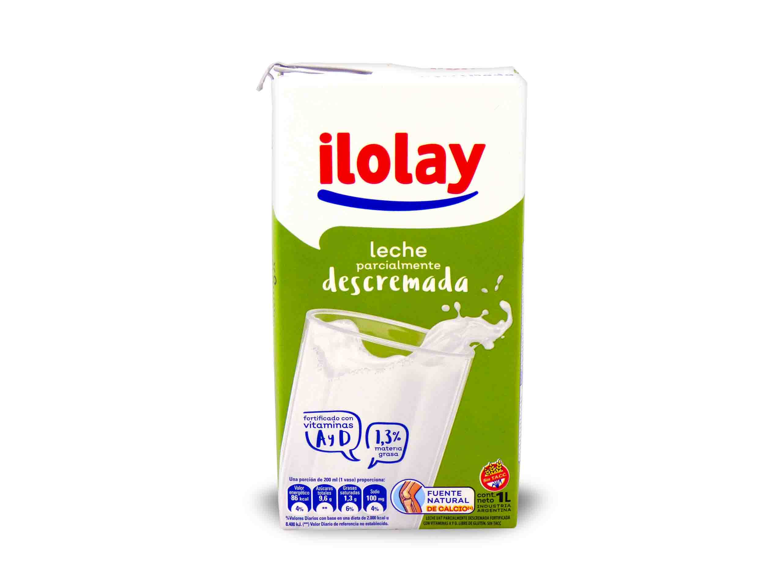 LECHE LARGA VIDA ILOLAY PARC.DESC.T/B 1lt. - California S.A.