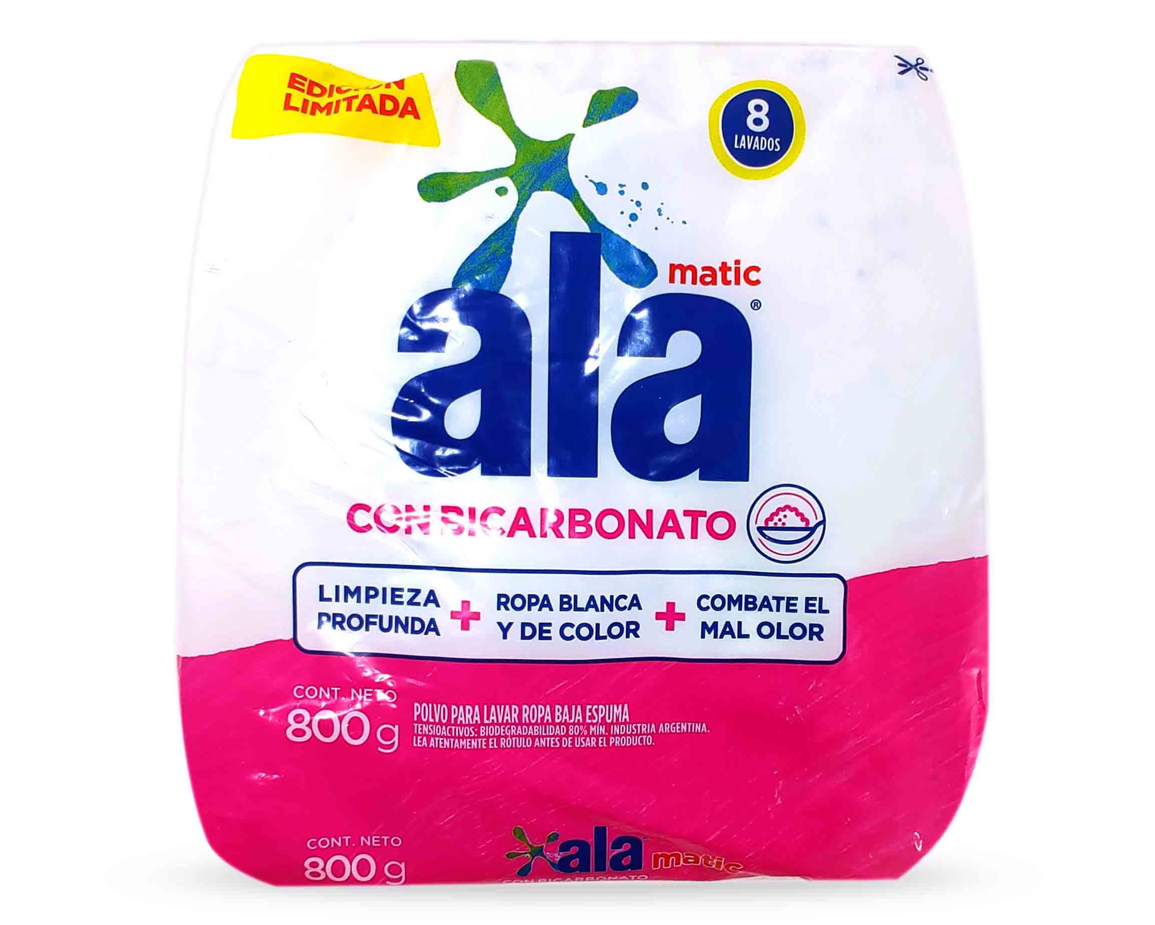 ALA POLVO MATIC C/BICARB.800gr. - California S.A.