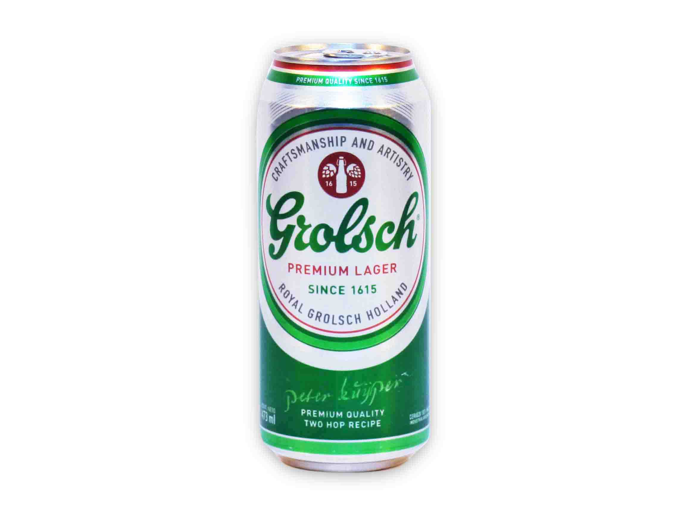 CERVEZA GROLSCH LATA 473ml. - California S.A.